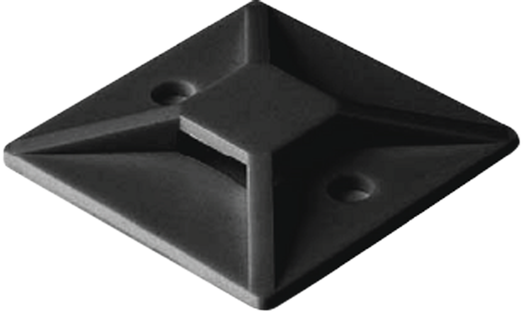 Cable Tie Mount Black Prisma Electrical Controls Corporation
