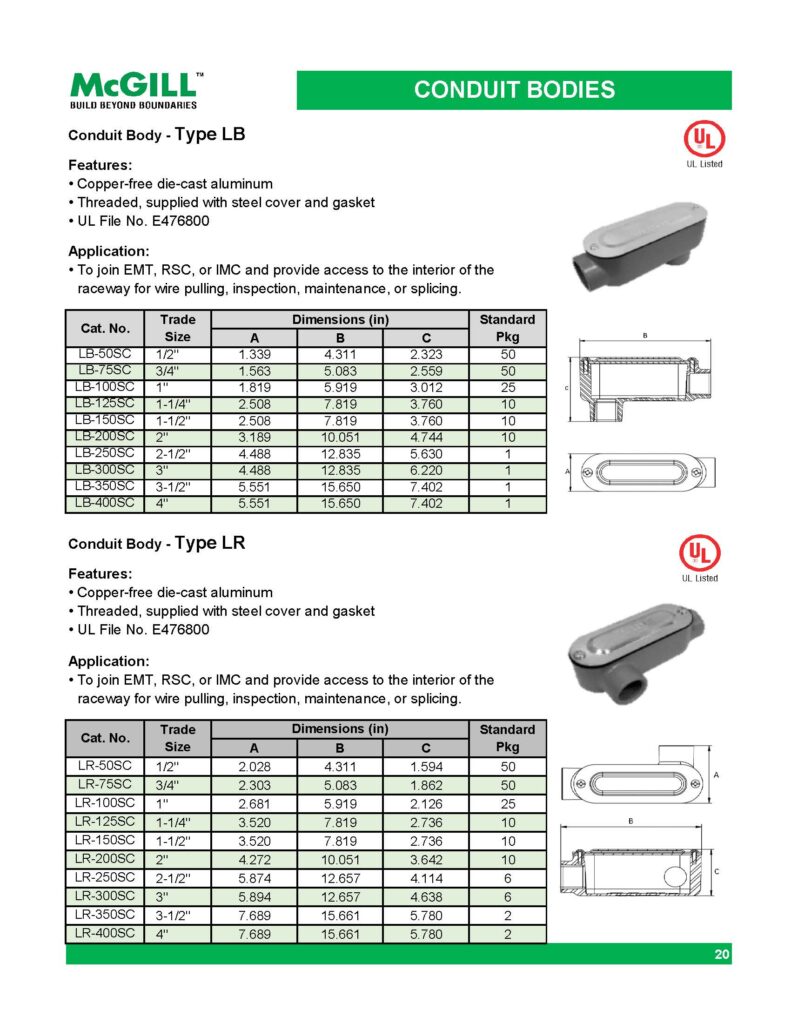 Conduit Body Aluminum Die-cast - Prisma Electrical Controls Corporation