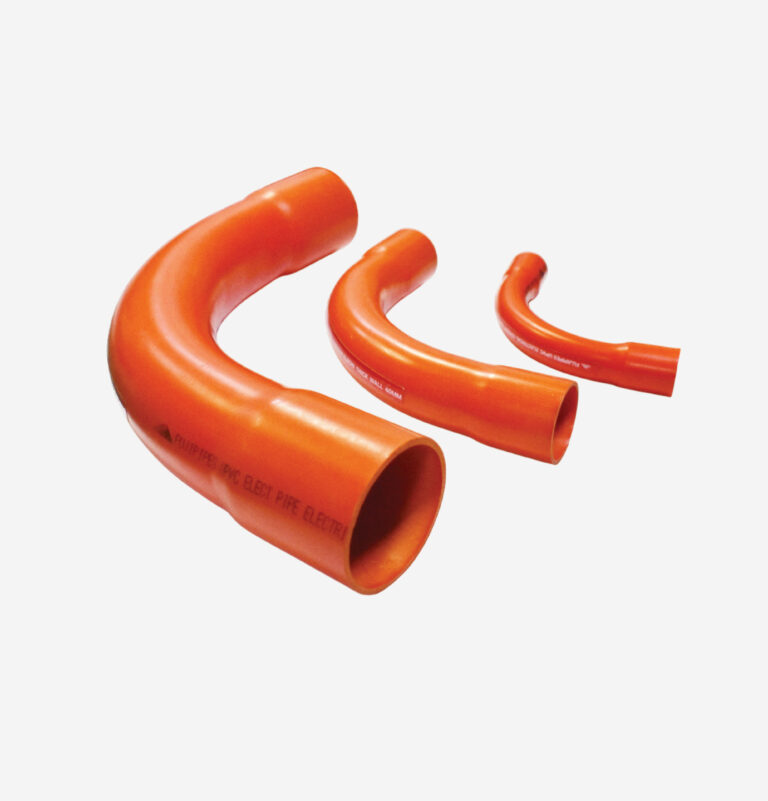 FUJIPIPES - Electrical PVC Conduit Long Elbow 90° - Prisma Electrical ...